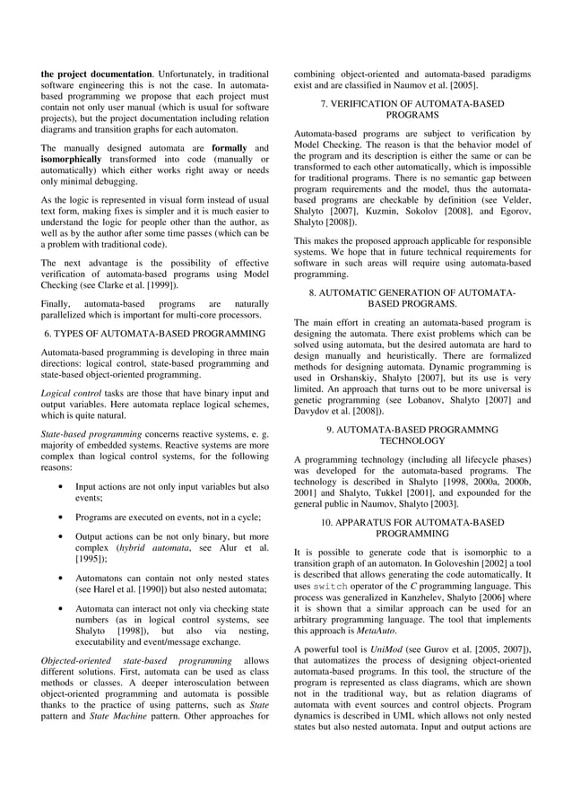Automata based programming | PDF