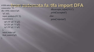 Automata based programming | PPT | Free Download