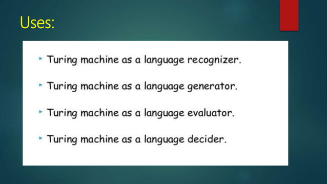 Turing machine | PPTX