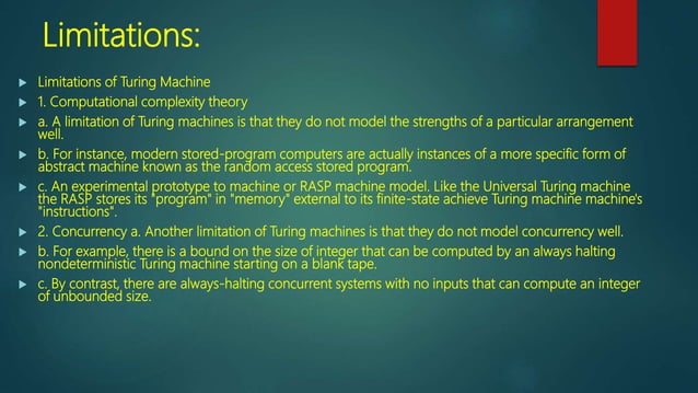 Turing machine | PPTX