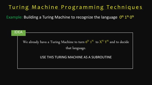 Automata presentation turing machine programming techniques | PPTX | Programming Languages ...