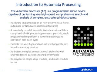 Automata Processing: Accelerating Big Data | PDF
