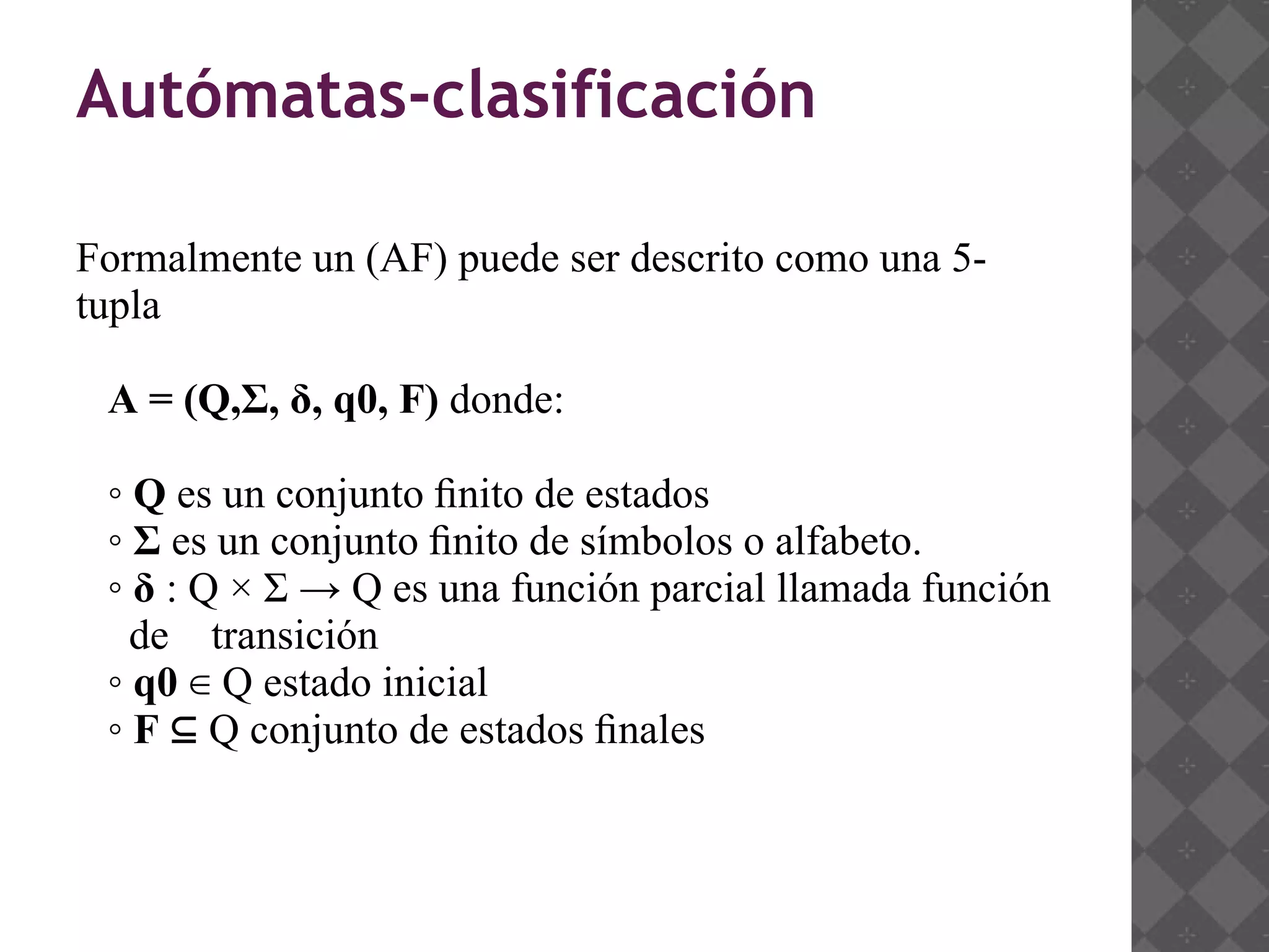 Automatas Infinitos | PPT