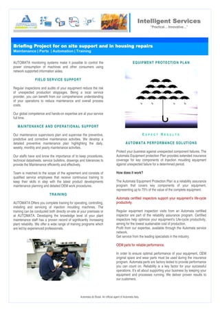 Automata Service - Injection Moulding Machines | PDF