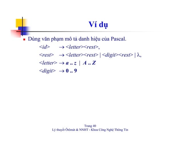 Automata slide DHBKHCM [S2NUCE.blogspot.com] | PDF
