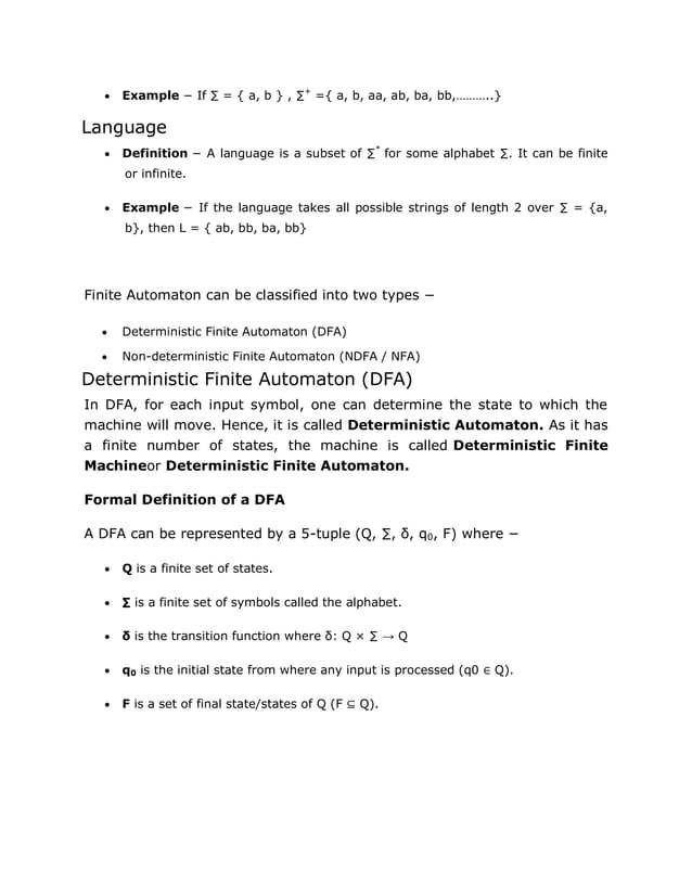Automata theory | PDF