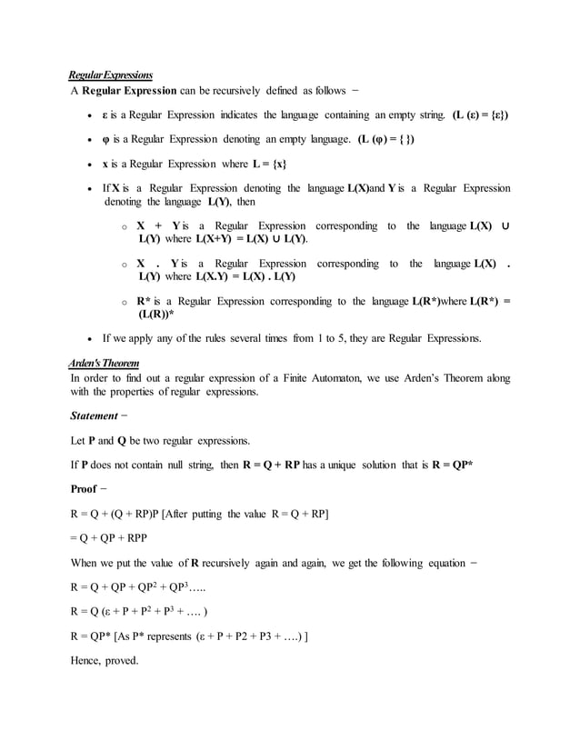 Automata theory introduction | PDF Automata theory introduction | PDF