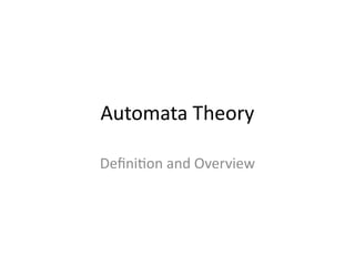 Automata_Theory_Presentation for course cse .pptx