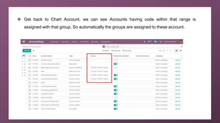 Automatic Group of Accounts in Odoo 14 | PPTX