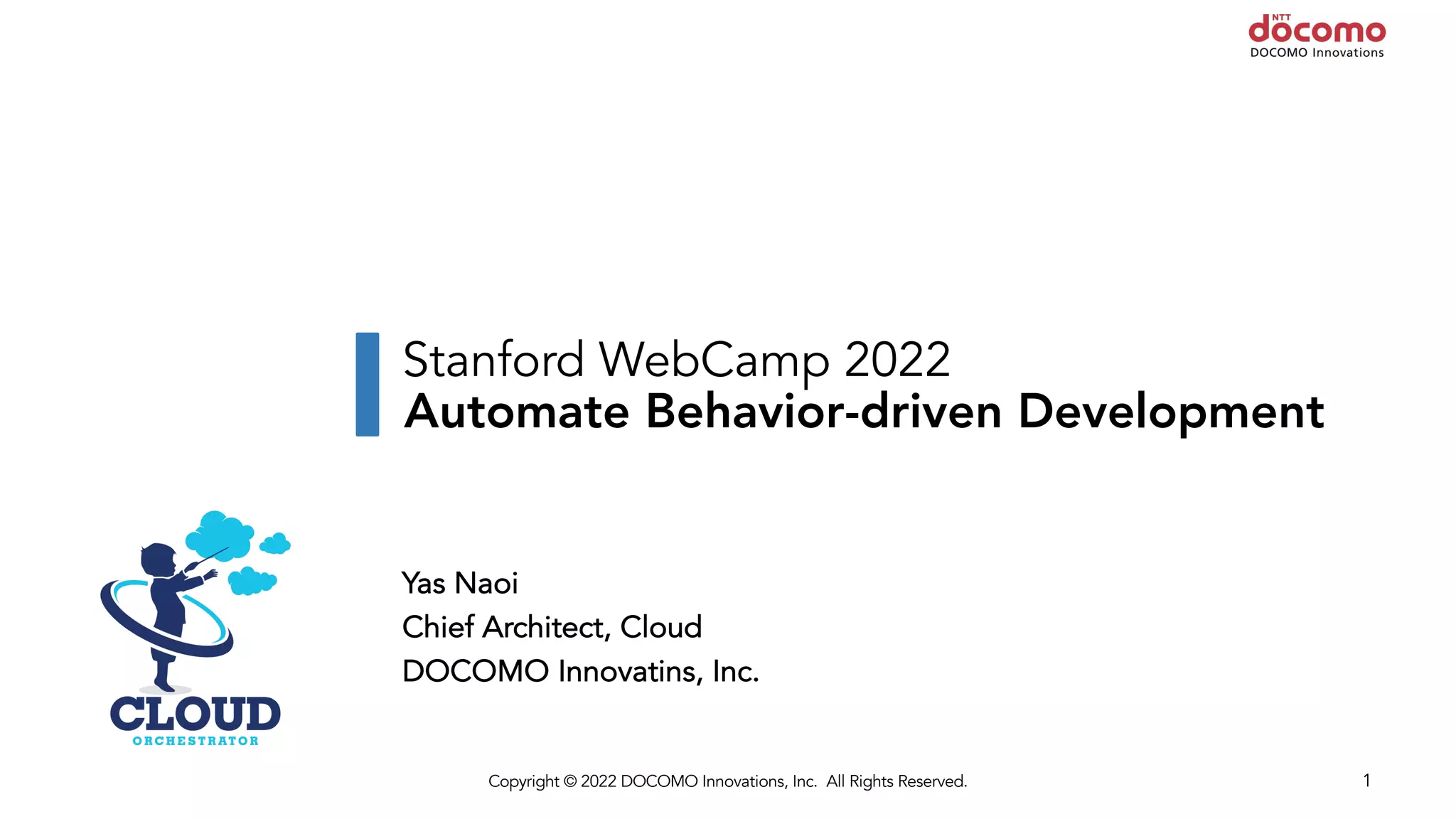 Automate Behavior-driven Development | Stanford WebCamp 2022 | PDF