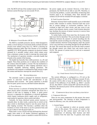 Automated Electrical Protection System For Domestic Application | PDF ...