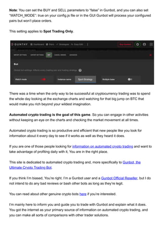 Automated Crypto Trading | PDF