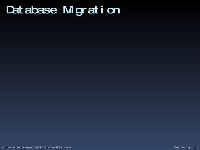 Automated Deployment With Phing | PPT