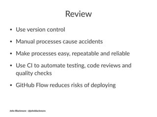 Automated deployments using envoy by John Blackmore | PDF