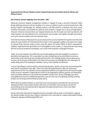 Automated finite-element-model-creation | PDF