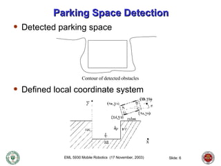 Automated Parallel Parking Using Fuzzy Logic | PPT