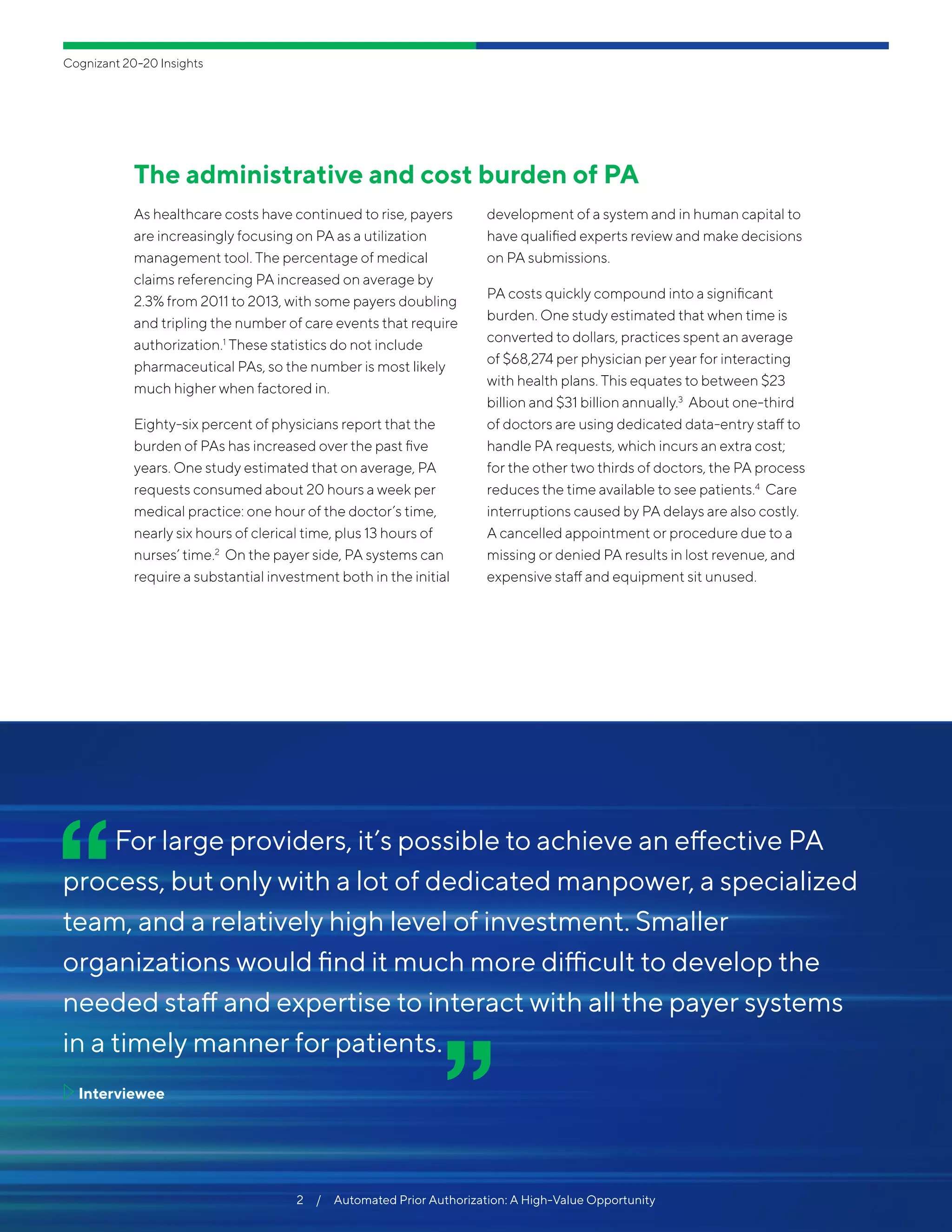 Automated Prior Authorization: A High-Value Opportunity | PDF