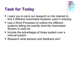 Automated Systems Slides | PPT