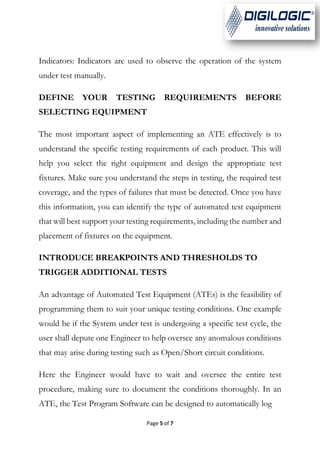 Automated-test-equipment-Blog-Digilogic Systems | PDF