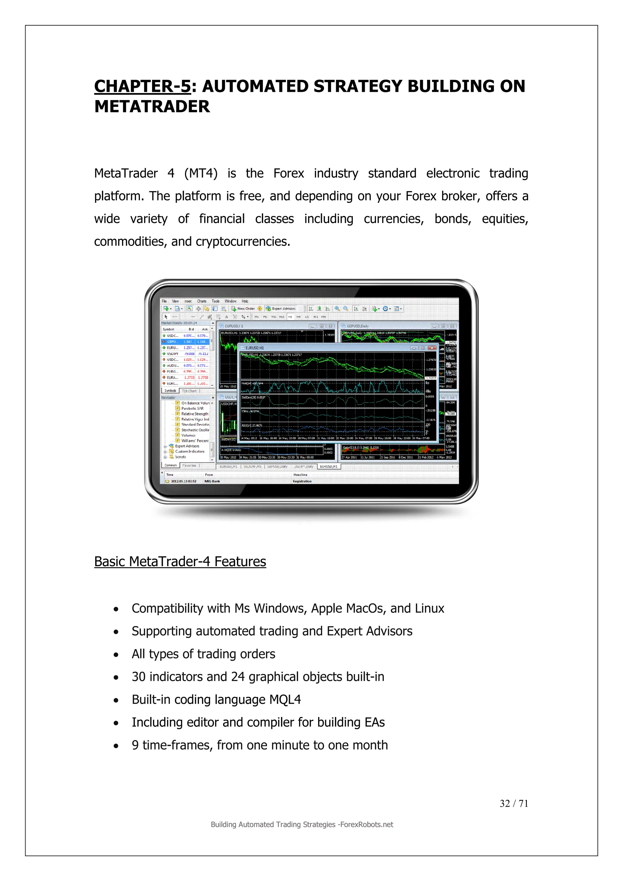 Building Automated Trading Strategies for Trading the Global Financial ...