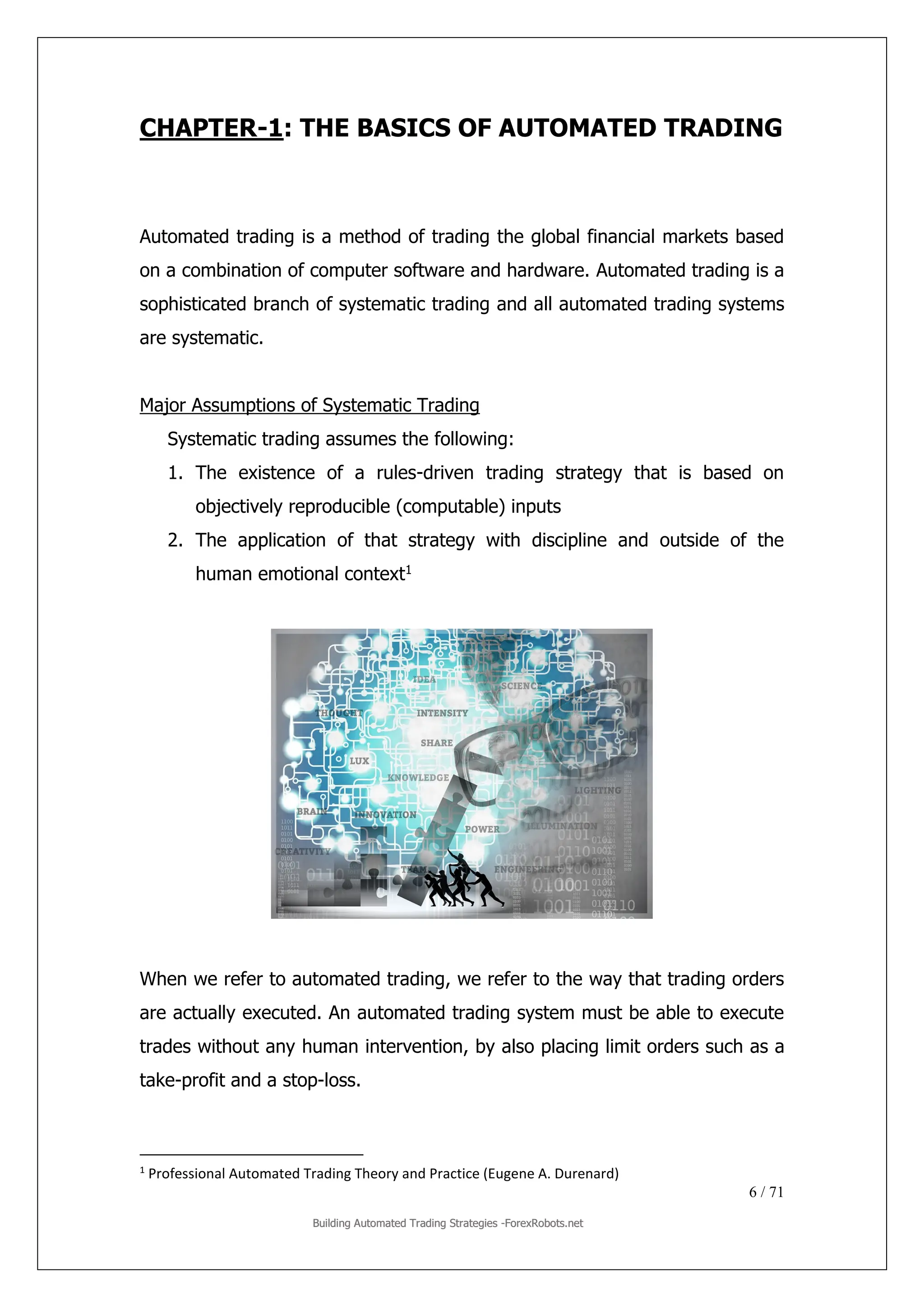 Building Automated Trading Strategies for Trading the Global Financial Markets | PDF