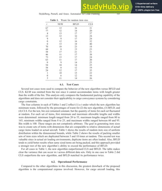 Automated Air Load Planning | PDF