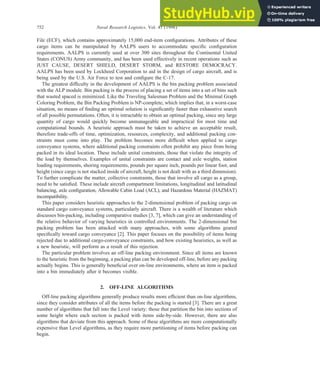 Automated Air Load Planning | PDF