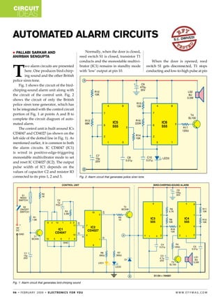 Automated alarm circuits | PDF