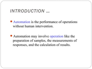 Automated analysis 112070804013 | PPT