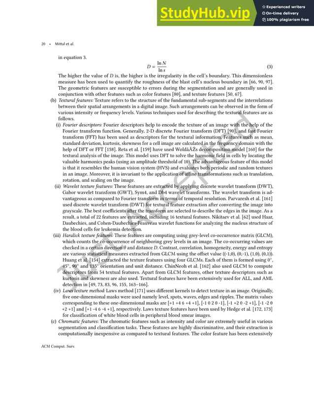 Automated Analysis Of Blood Smear Images For Leukemia Detection A ...