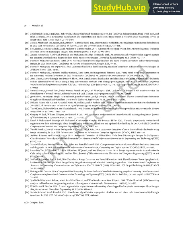 Automated Analysis Of Blood Smear Images For Leukemia Detection A ...