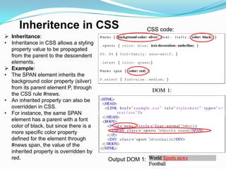 Automated Analysis of CSS Rules to Support Style Maintenance | PPTX