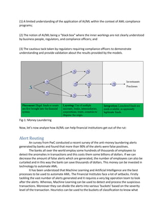 Automated anti money laundering using artificial intelligence and ...