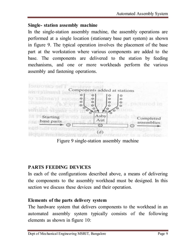Automated assembly systems | DOCX