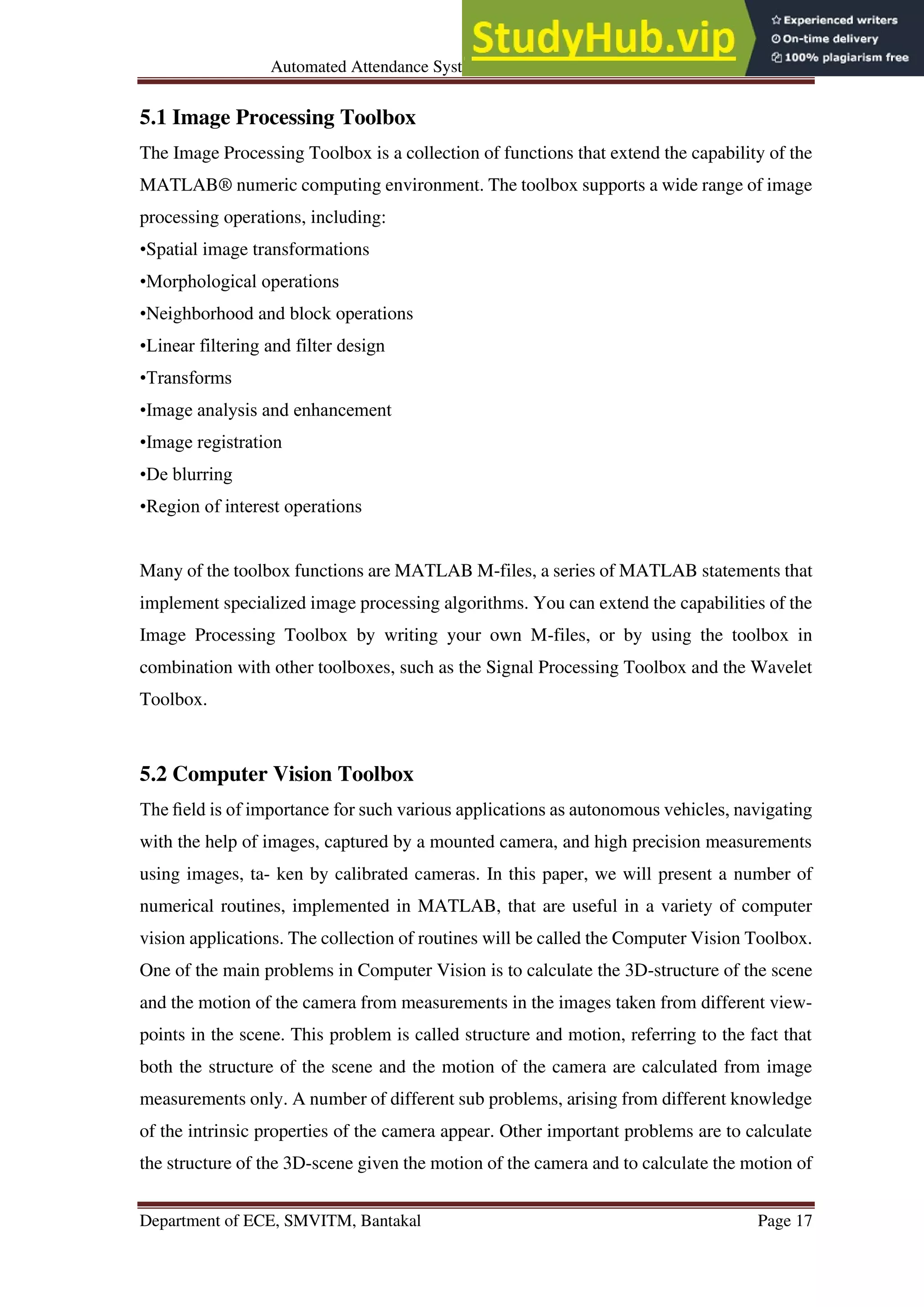 Automated Attendance System Based On Facial Recognition Pdf