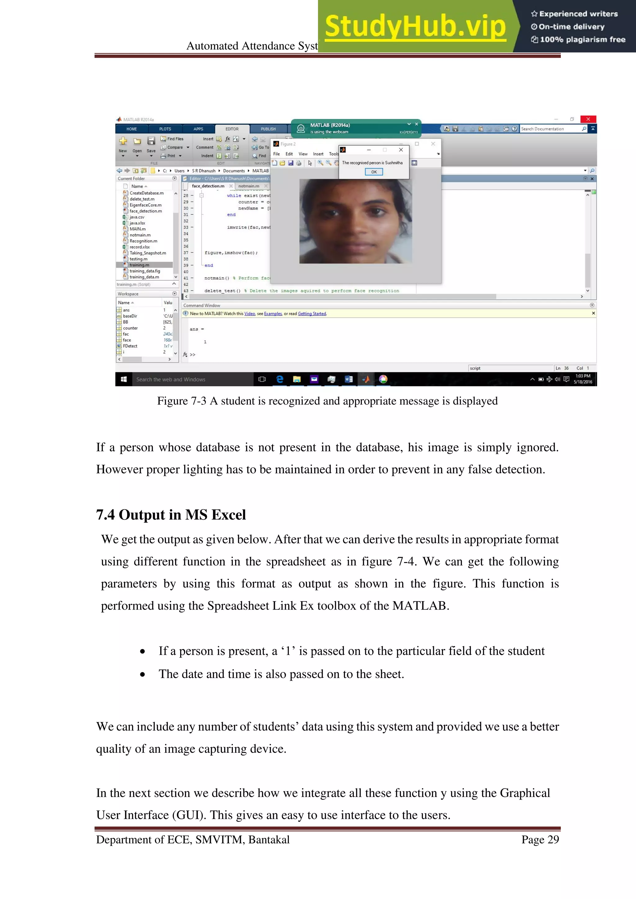 Automated Attendance System Based On Facial Recognition Pdf