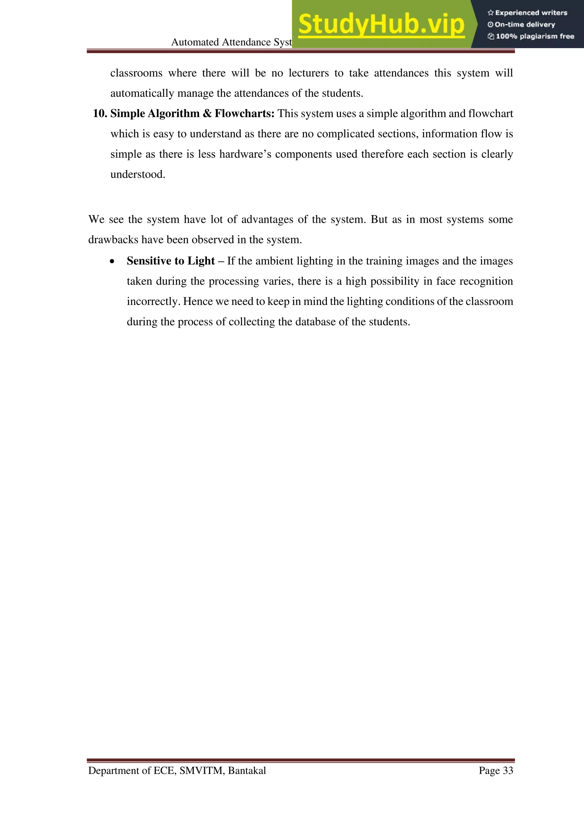 Automated Attendance System Based On Facial Recognition Pdf