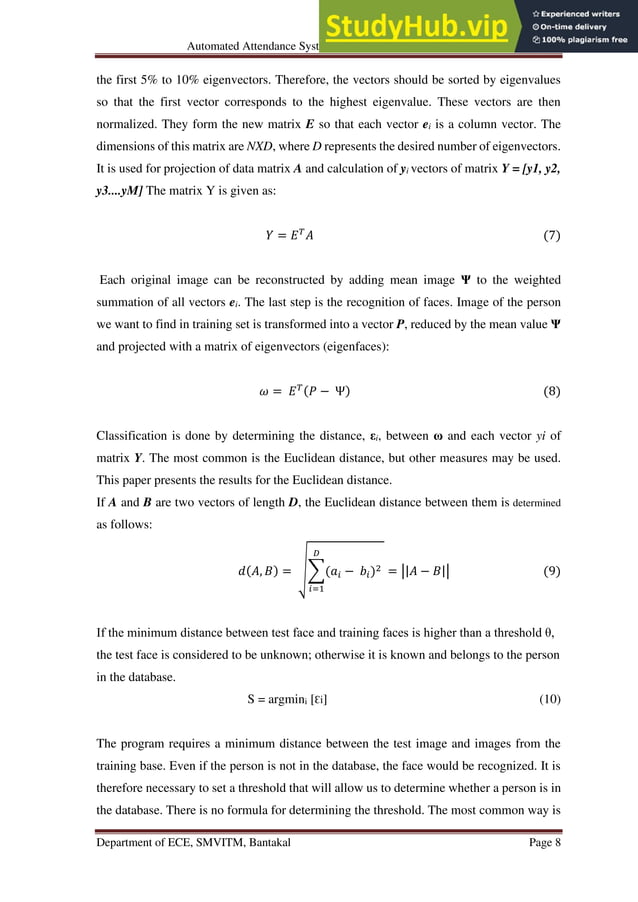Automated Attendance System Based On Facial Recognition | PDF