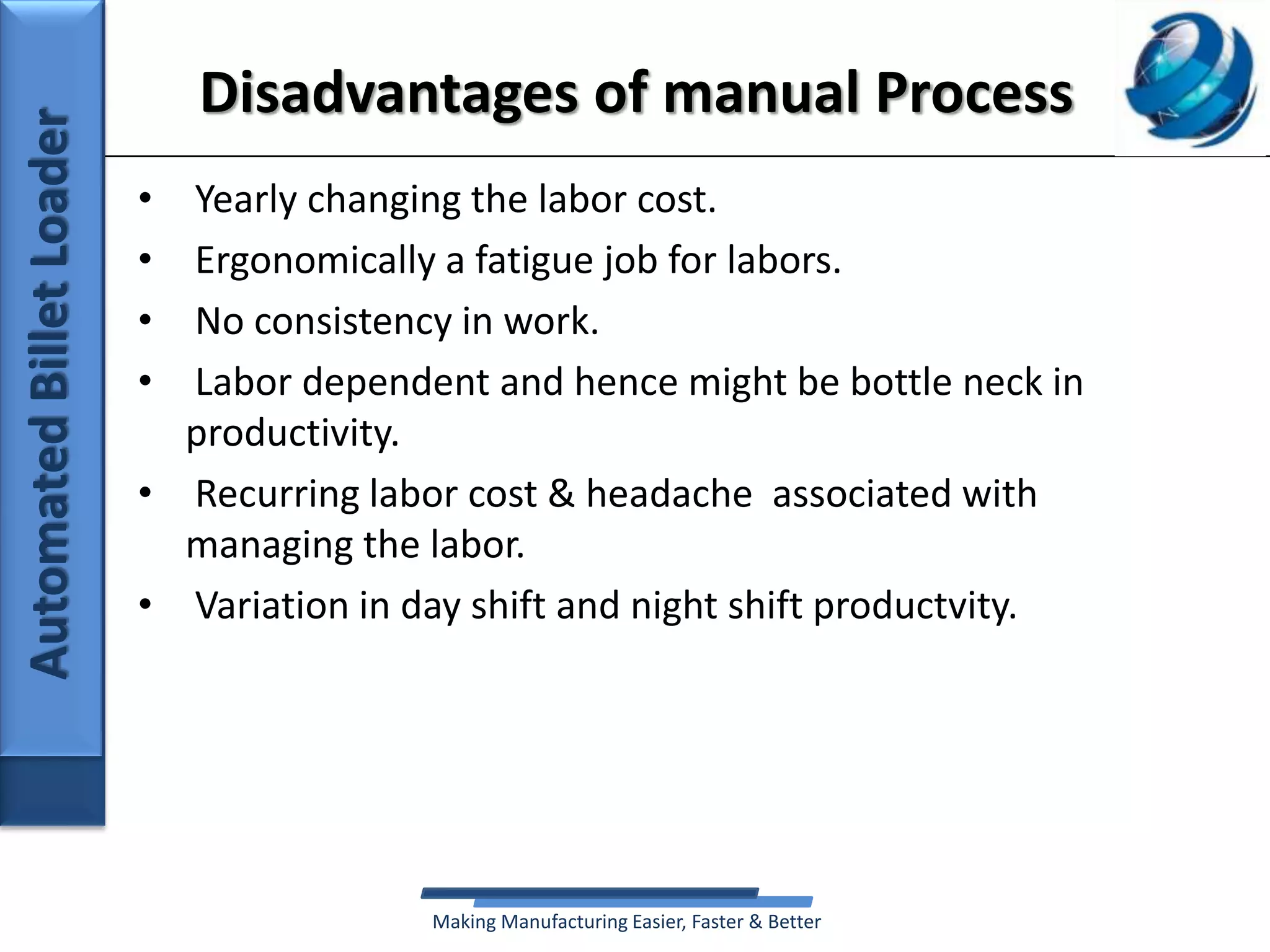 Automated billet loader - ingenious | PPTX