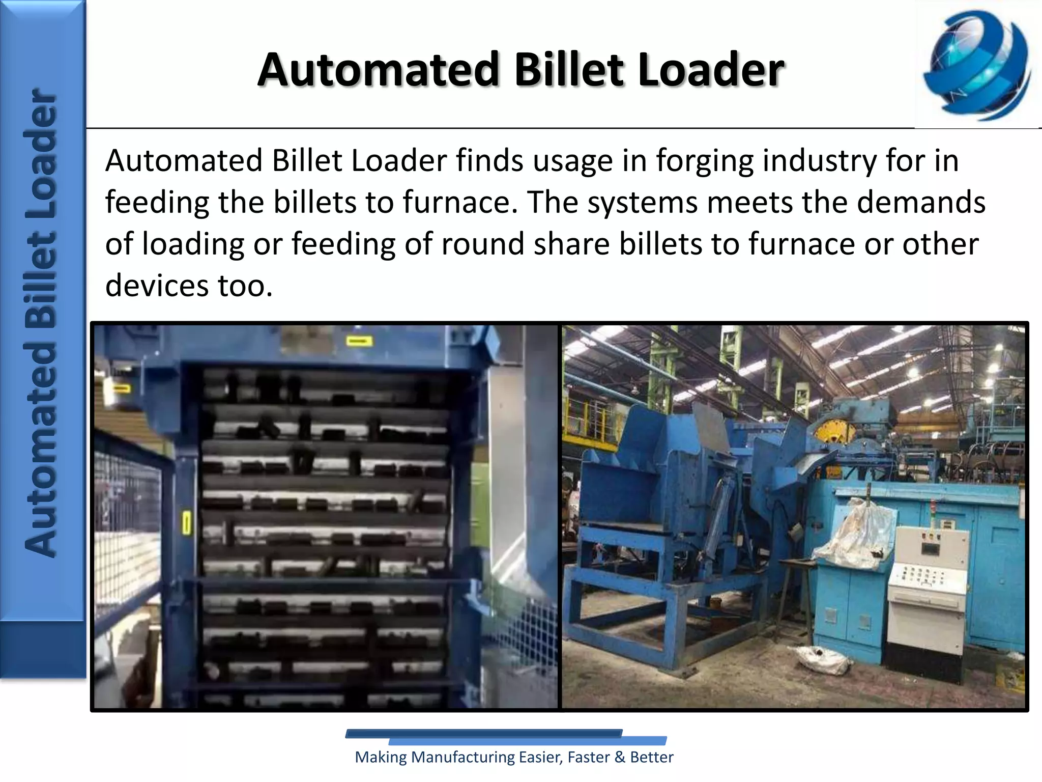 Automated billet loader - ingenious | PPTX