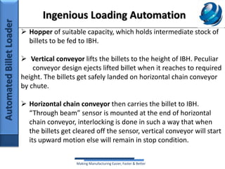Automated billet loader - ingenious | PPTX