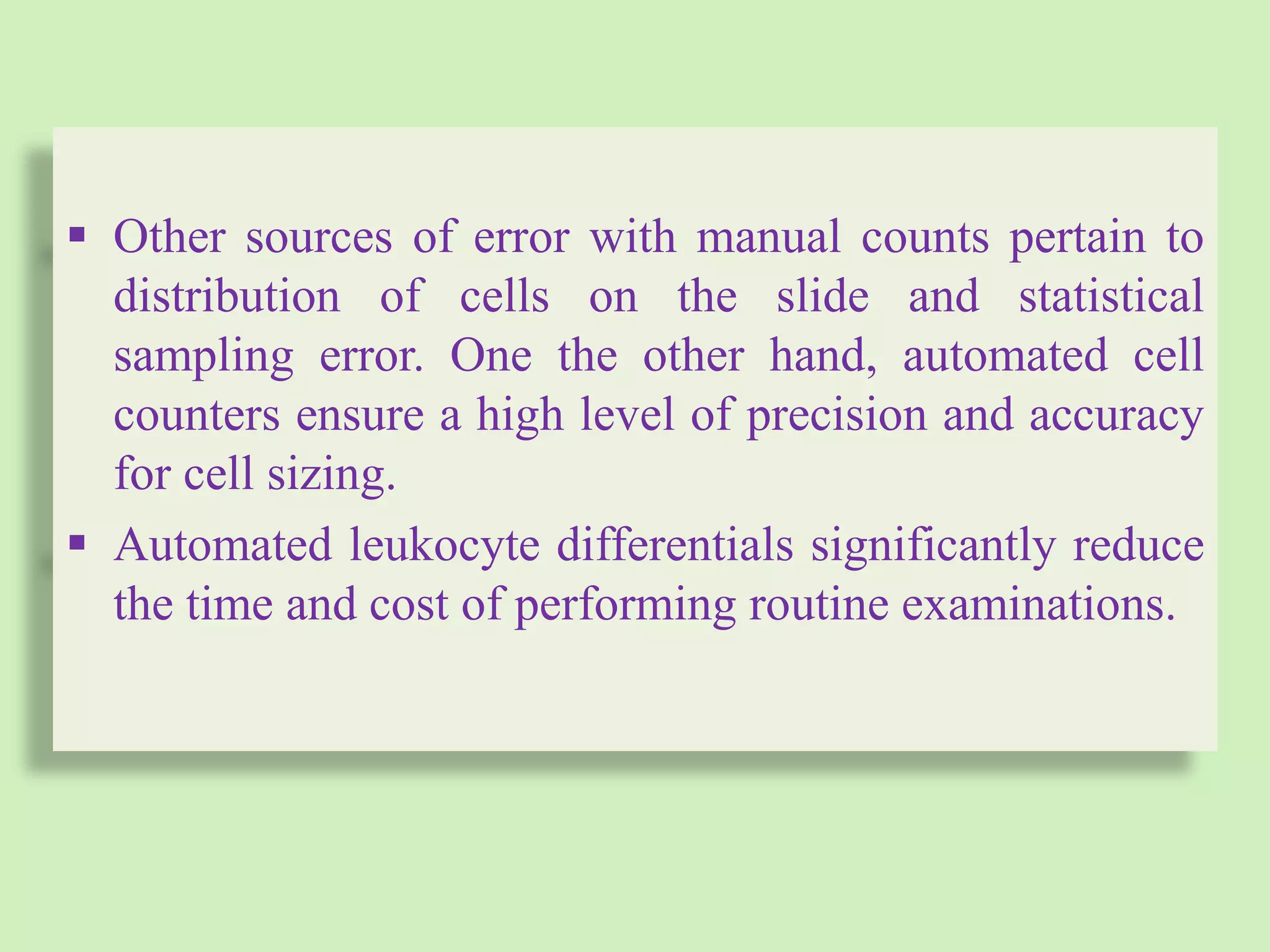 Automated blood cell counter by yasin arafat | PDF