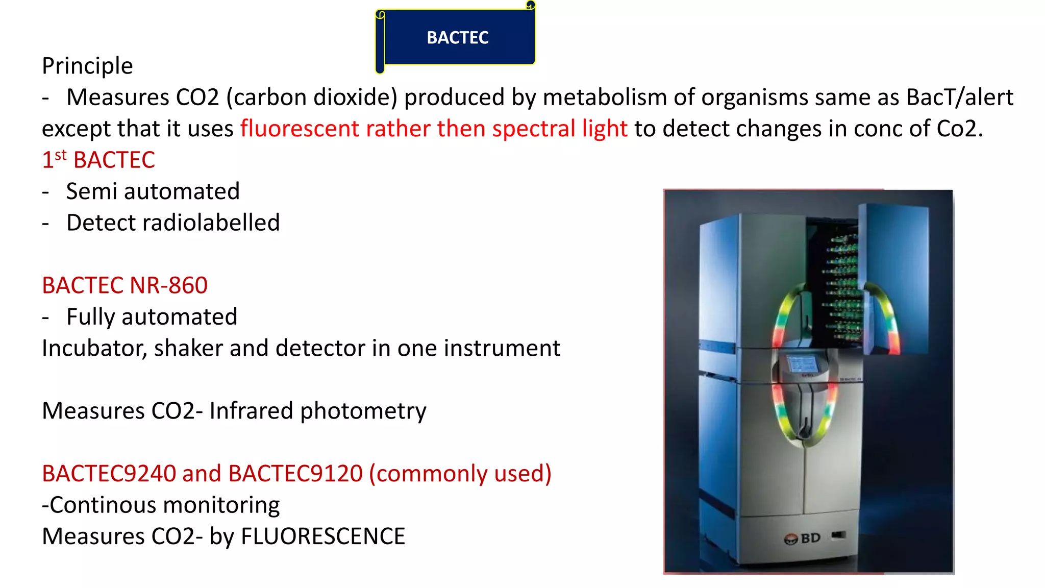 Automated blood culture system part 1 | PPTX