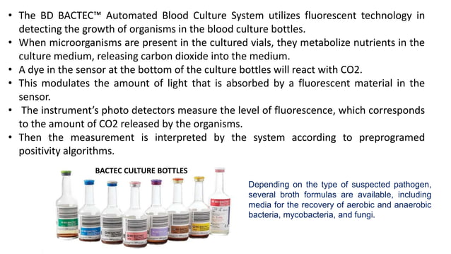Automated blood culture system part 1 | PPTX | Blood Disorders ...