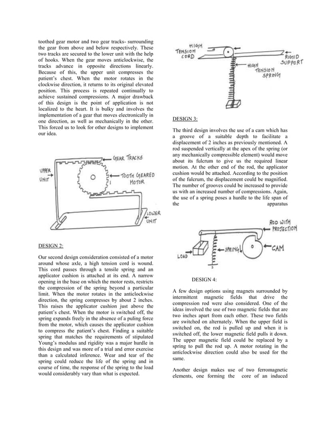 Designing An Automated Cardiopulmonary Resuscitation Device