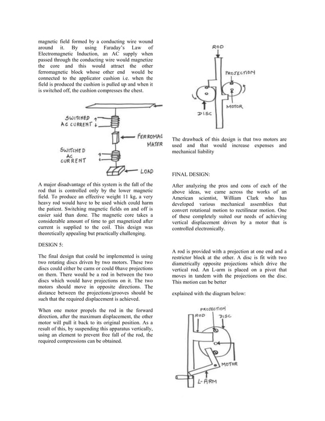 Designing An Automated Cardiopulmonary Resuscitation Device
