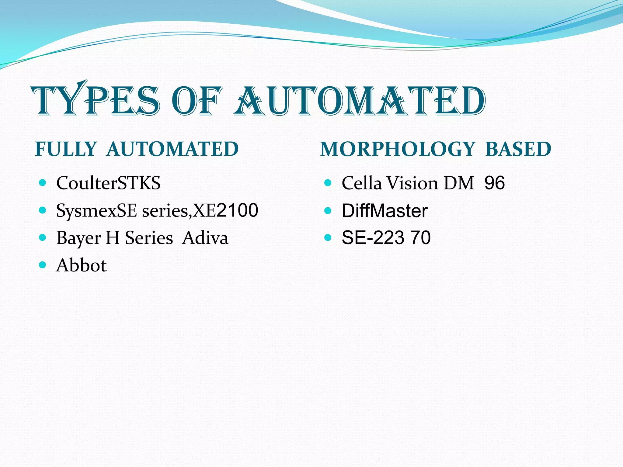 Automated cell counters | PPTX