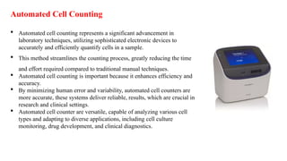 Automated Cell Counting for cell counting | PPTX