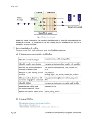 Automated clock mesh analysis for faster turnaround | PDF
