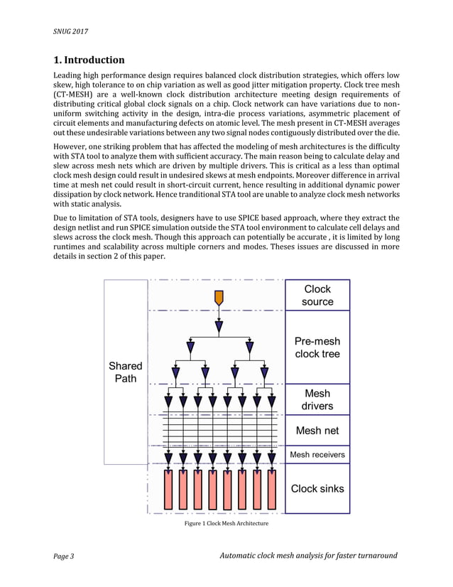 Automated clock mesh analysis for faster turnaround | PDF